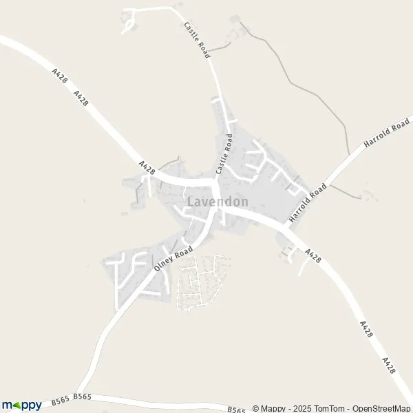 Map Lavendon: map of Lavendon (MK46 4) and practical information