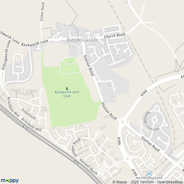 Map Backworth: map of Backworth (NE27 0) and practical information