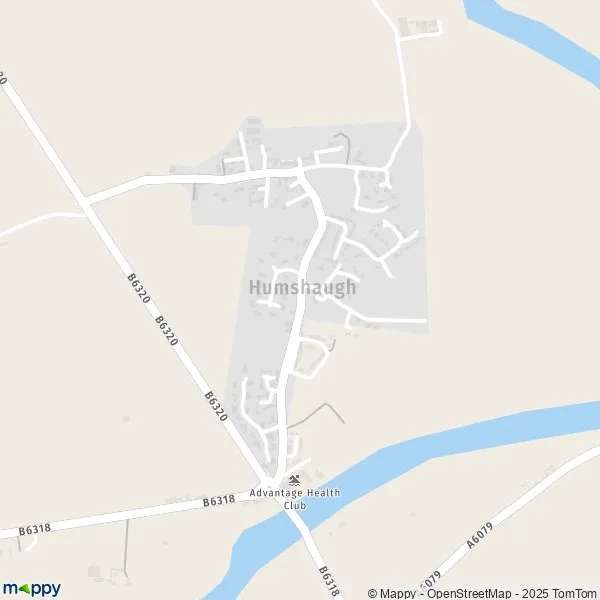 Map Humshaugh: map of Humshaugh (NE46 4) and practical information