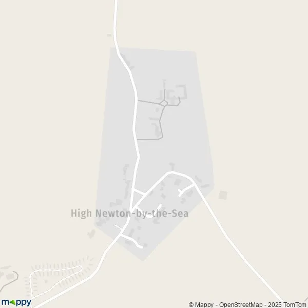 Map High Newton-by-the-Sea: map of High Newton-by-the-Sea (NE66 3) and ...