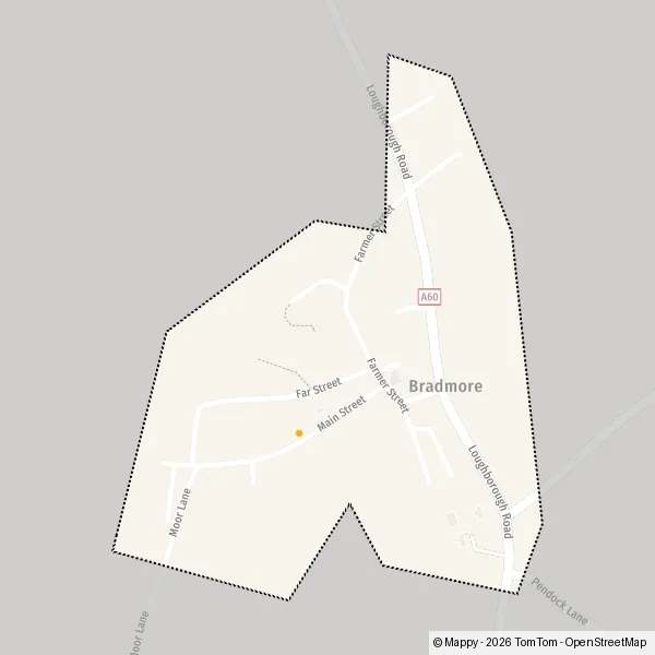 Map Bradmore: map of Bradmore (NG11 6) and practical information