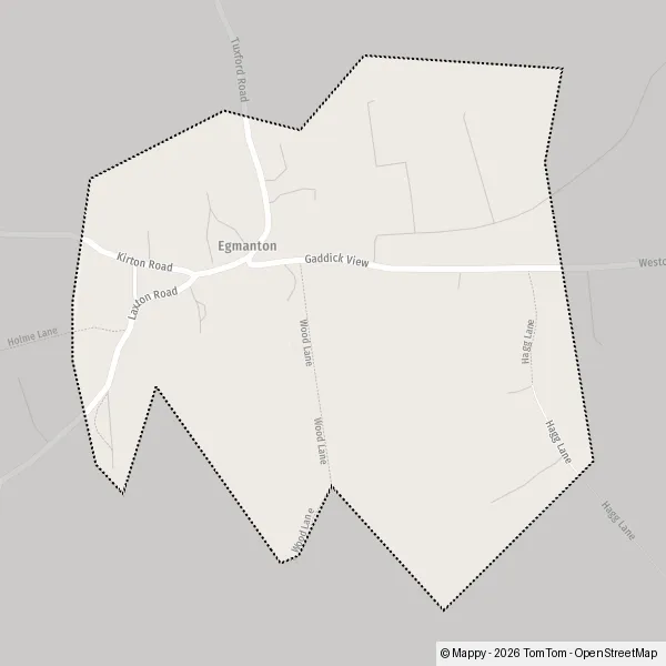 Map Egmanton: map of Egmanton (NG22 0) and practical information
