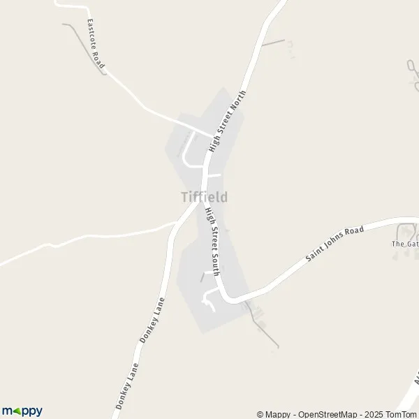 Map Tiffield: map of Tiffield (NN12 8) and practical information