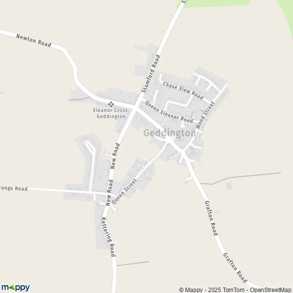 Map Geddington: map of Geddington (NN14 1) and practical information