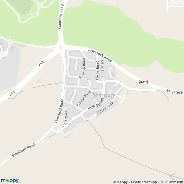 Map Stanion: map of Stanion (NN14 1) and practical information