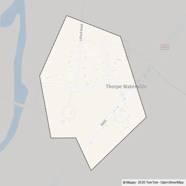 Map Thorpe Waterville: map of Thorpe Waterville (NN14 3) and practical ...