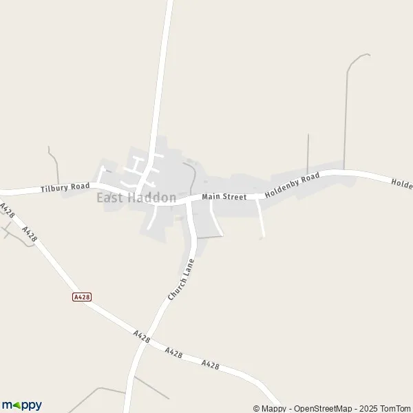Map East Haddon: map of East Haddon (NN6 8) and practical information