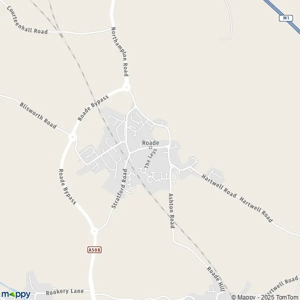 Map Roade: map of Roade (NN7 2) and practical information