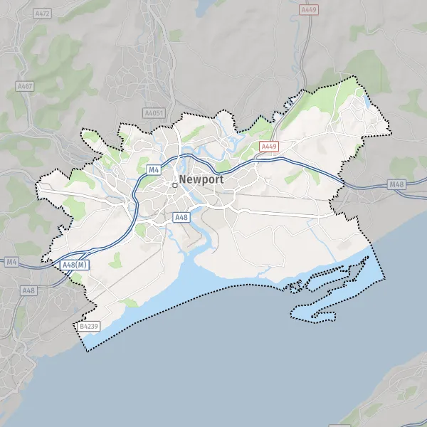 Map Newport: map of Newport (NP19 9AS) and practical information