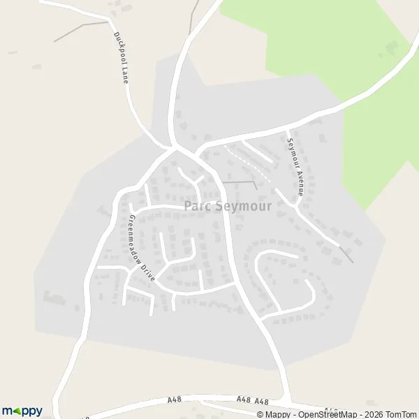 Map Parc Seymour: map of Parc Seymour (NP26 3) and practical information