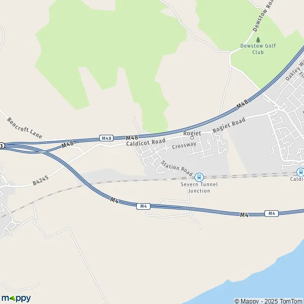 Map Rogiet: map of Rogiet (NP26 3) and practical information