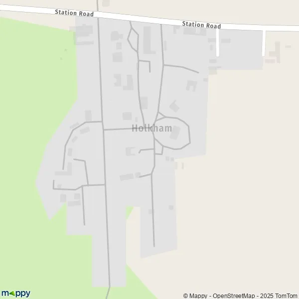 Map Holkham: map of Holkham (NR23 1) and practical information