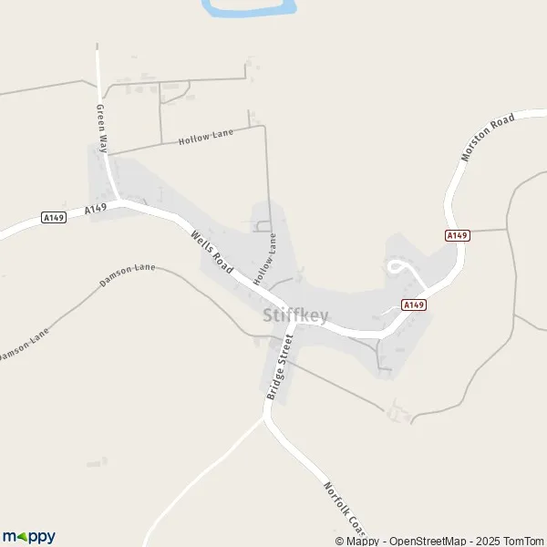 Map Stiffkey: map of Stiffkey (NR23 1) and practical information