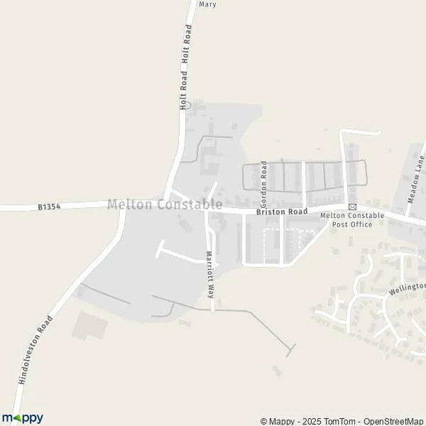 Map Melton Constable: map of Melton Constable (NR24 2) and practical ...