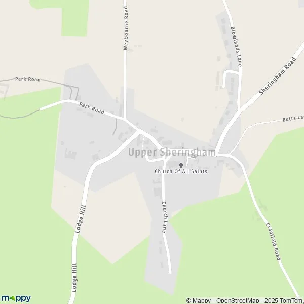 Map Upper Sheringham: map of Upper Sheringham (NR26 8) and practical ...