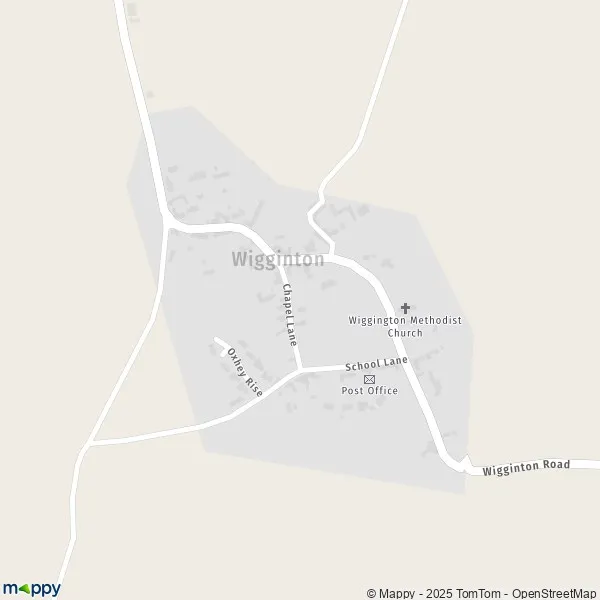 Map Wigginton: map of Wigginton (OX15 4) and practical information