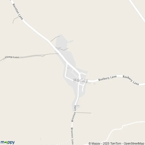Map Horley: map of Horley (OX15 6) and practical information
