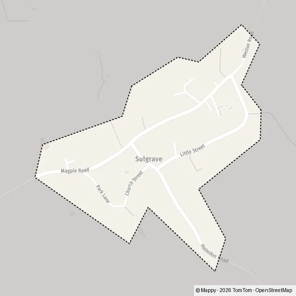 Map Sulgrave: map of Sulgrave (OX17 2) and practical information
