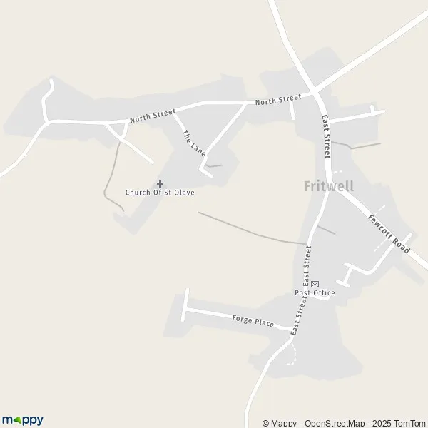 Map Fritwell: map of Fritwell (OX27 7) and practical information