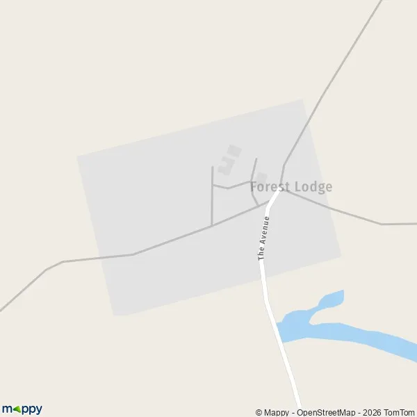 Map Forest Lodge: map of Forest Lodge (PA36 4) and practical information