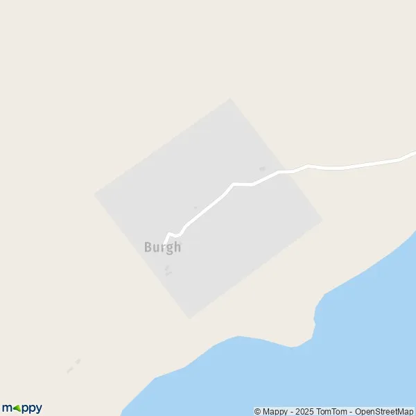 Map Burgh: map of Burgh (PA69 6) and practical information