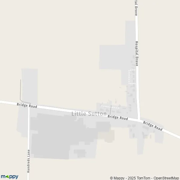Map Little Sutton: map of Little Sutton (PE12 9) and practical information