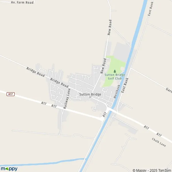 Map Sutton Bridge: map of Sutton Bridge (PE12 9) and practical information