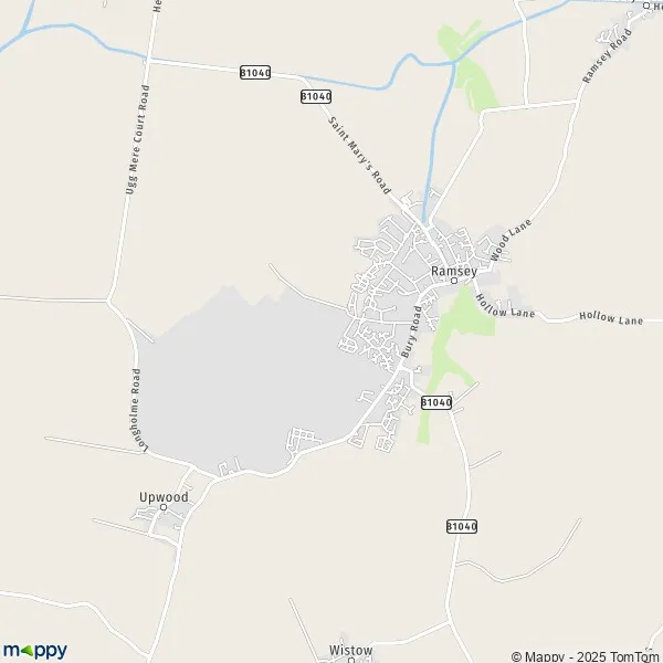 Map Ramsey: map of Ramsey (PE26 1) and practical information