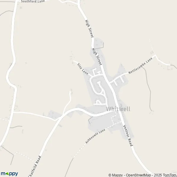Map Whitwell: map of Whitwell (PO38 2) and practical information