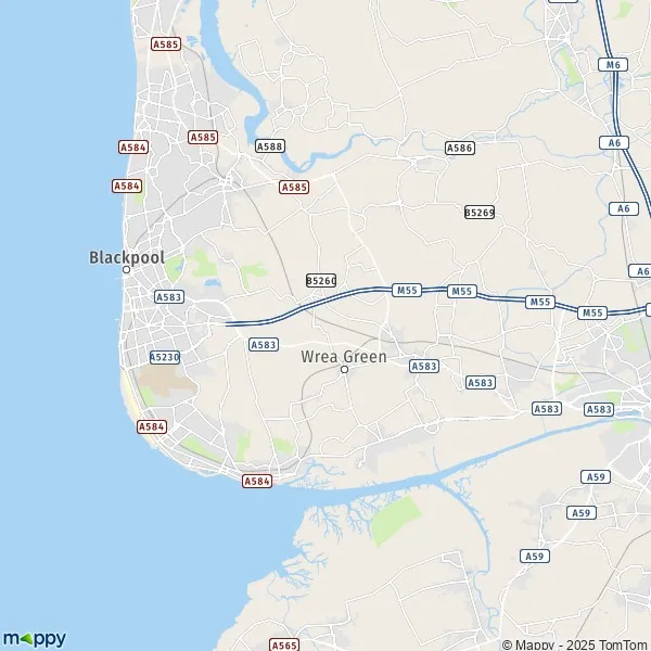 Map Fylde: map of Fylde (PR4 3) and practical information