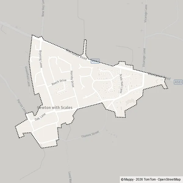 Map Newton with Scales: map of Newton with Scales (PR4 3) and practical ...