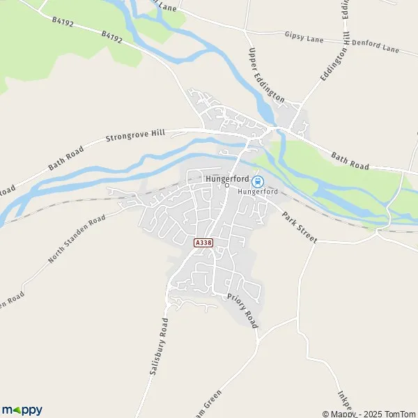 Map Hungerford: map of Hungerford (RG17 0) and practical information