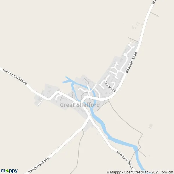 Map Great Shefford: map of Great Shefford (RG17 7) and practical ...