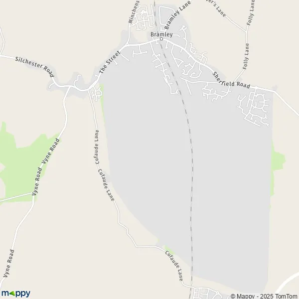 Map Bramley: map of Bramley (RG26 5) and practical information