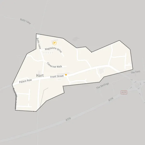 Map Hart: map of Hart (RG27 0) and practical information