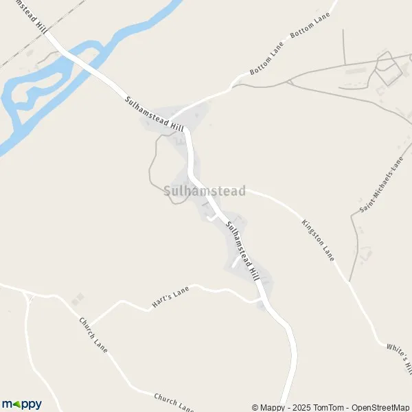 Map Sulhamstead: map of Sulhamstead (RG7 4) and practical information