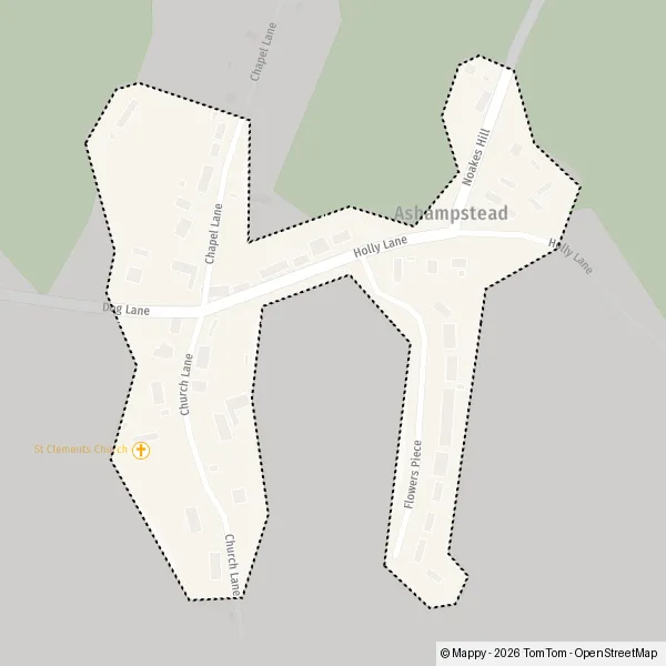 Map Ashampstead: map of Ashampstead (RG8 8) and practical information