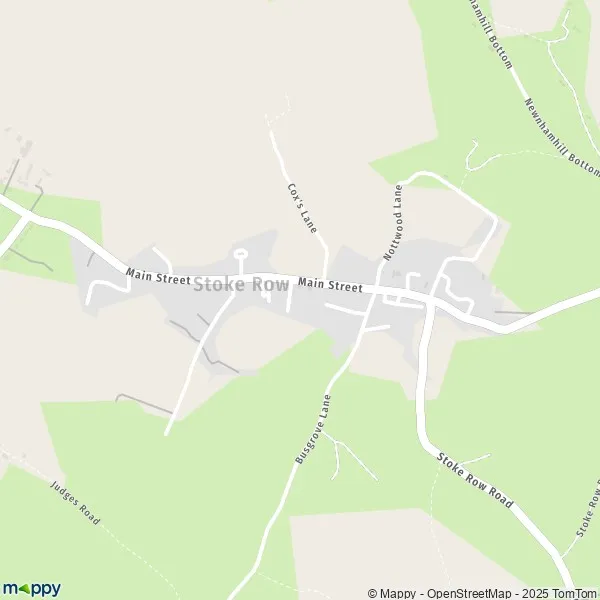Map Stoke Row: map of Stoke Row (RG9 5) and practical information
