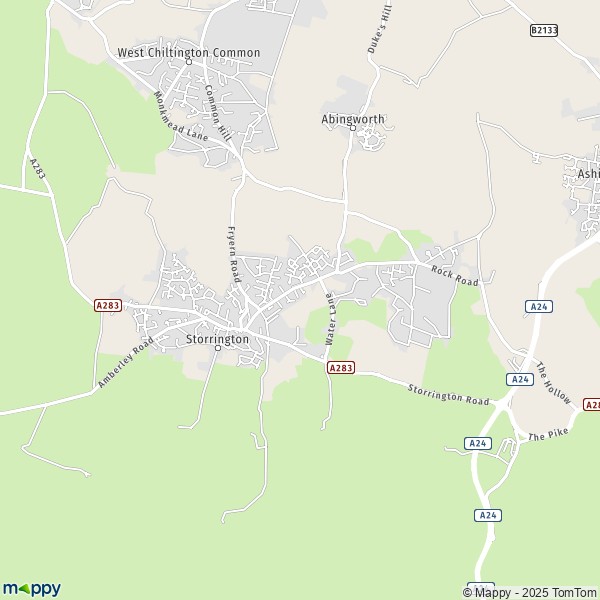 Map Storrington Map Of Storrington Rh20 4 And Practical Information