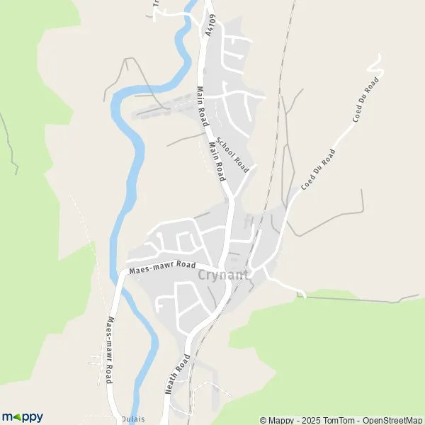 Map Crynant: map of Crynant (SA10 8) and practical information