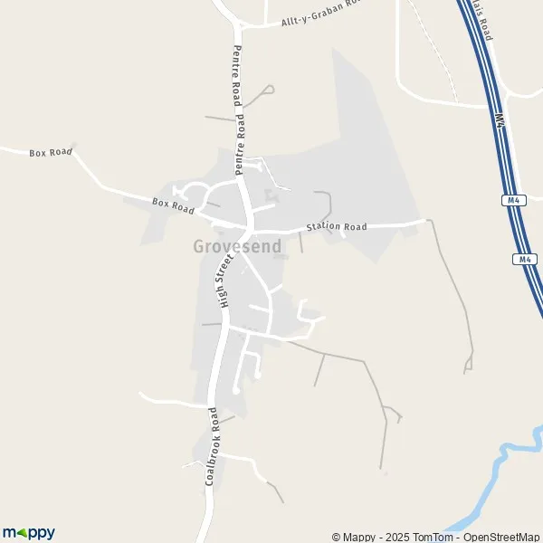 Map Grovesend: map of Grovesend (SA4 4) and practical information