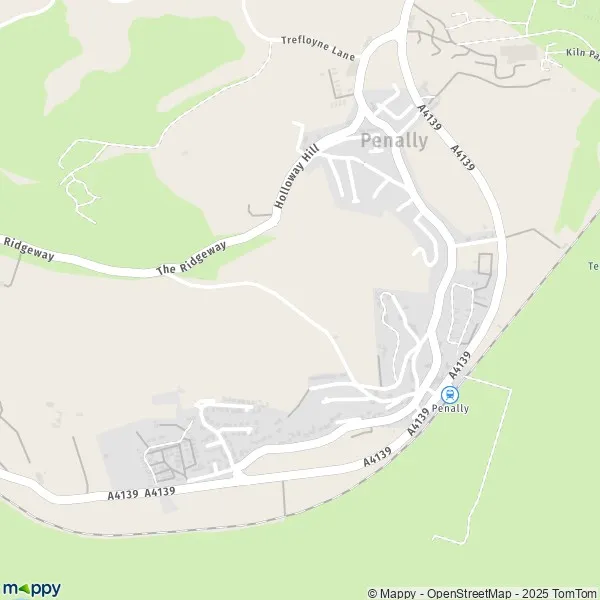 Map Penally: map of Penally (SA70 7) and practical information