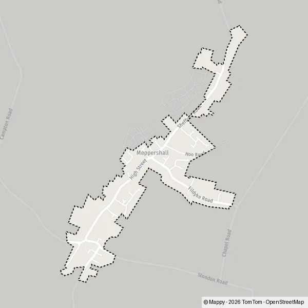 Map Meppershall: map of Meppershall (SG17 5) and practical information