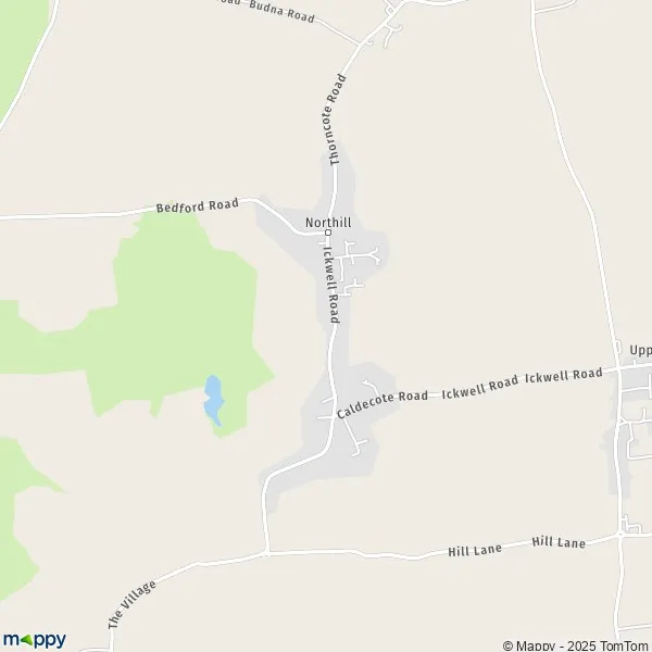 Map Northill: map of Northill (SG18 9) and practical information