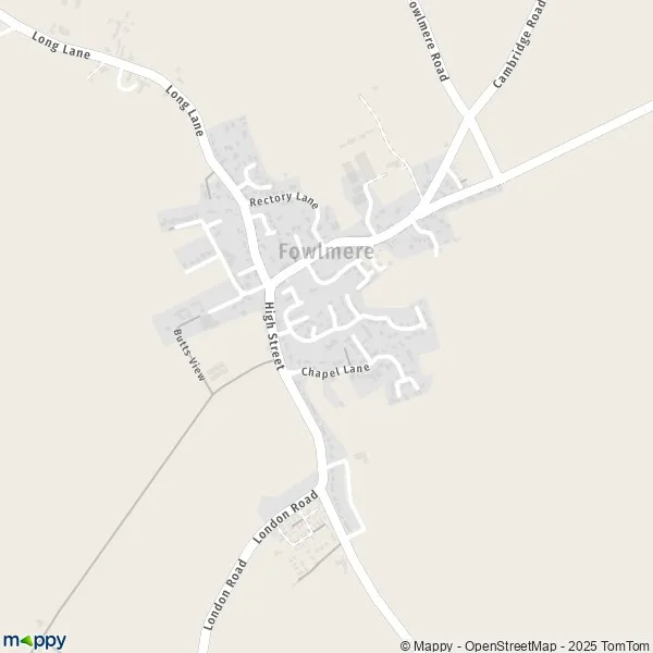 Map Fowlmere: map of Fowlmere (SG8 7) and practical information