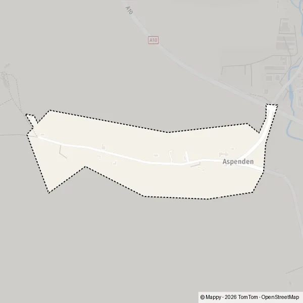 Map Aspenden: map of Aspenden (SG9 9) and practical information