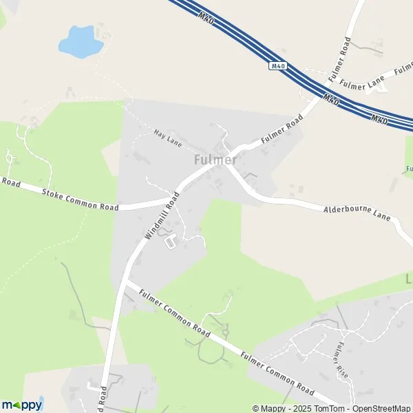 Map Fulmer: map of Fulmer (SL3 6) and practical information