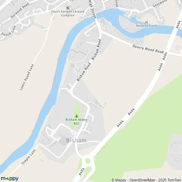 Map Bisham: map of Bisham (SL7 1) and practical information