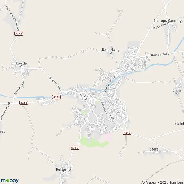 Map Devizes: map of Devizes (SN10 1) and practical information