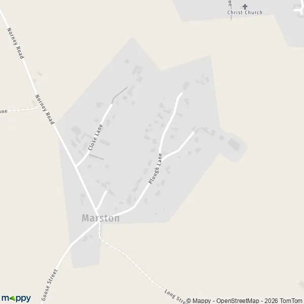 Map Marston: map of Marston (SN10 5) and practical information
